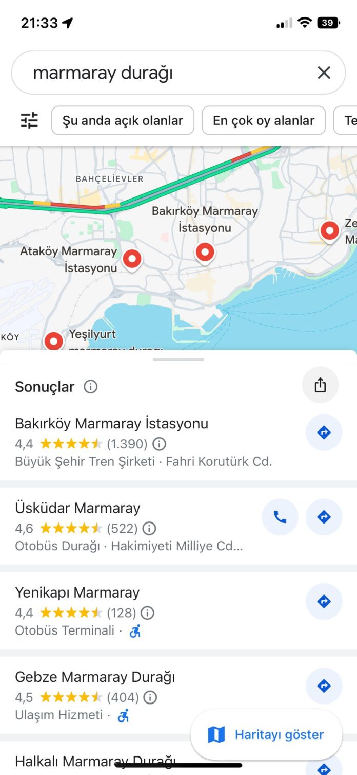 Marmaray Durakları 2025 | Güncel Marmaray Durak İsimleri